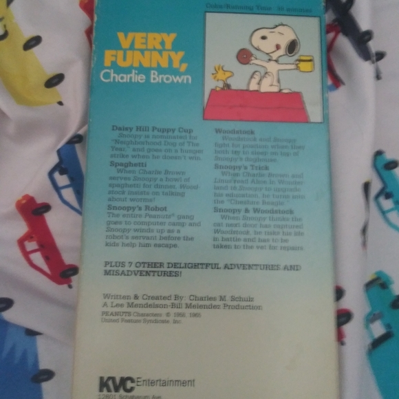 Other | Vhs Very Funny Charlie Brown Kvc Kartes Vintage Sn | Poshmark